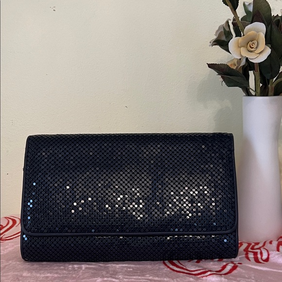 Whiting & Davis | Bags | Whiting And Davis International Navy Blue ...
